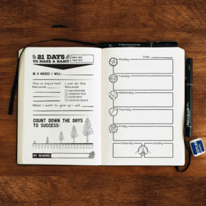 Rugged Mountains Printable Bullet Journal – The Tiny Life Resources